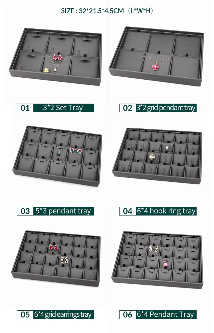 Luxury Stackable Jewellery Display Trays - Organize with Style