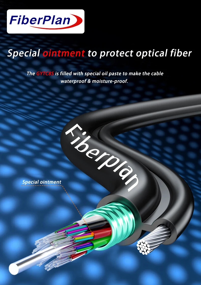 Fiberplan GYXTC8Y/A/S Ftth Drop Fibra Optica - Secure & Efficient