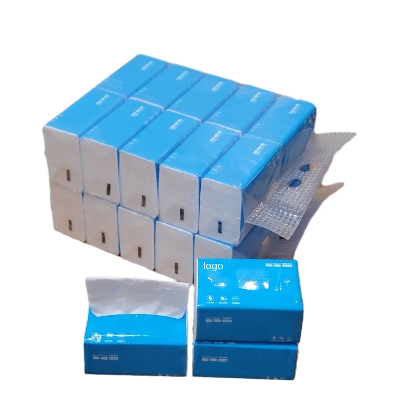 Custom Printed Facial Tissue Paper Eco Friendly 3/4 Ply Organic ...