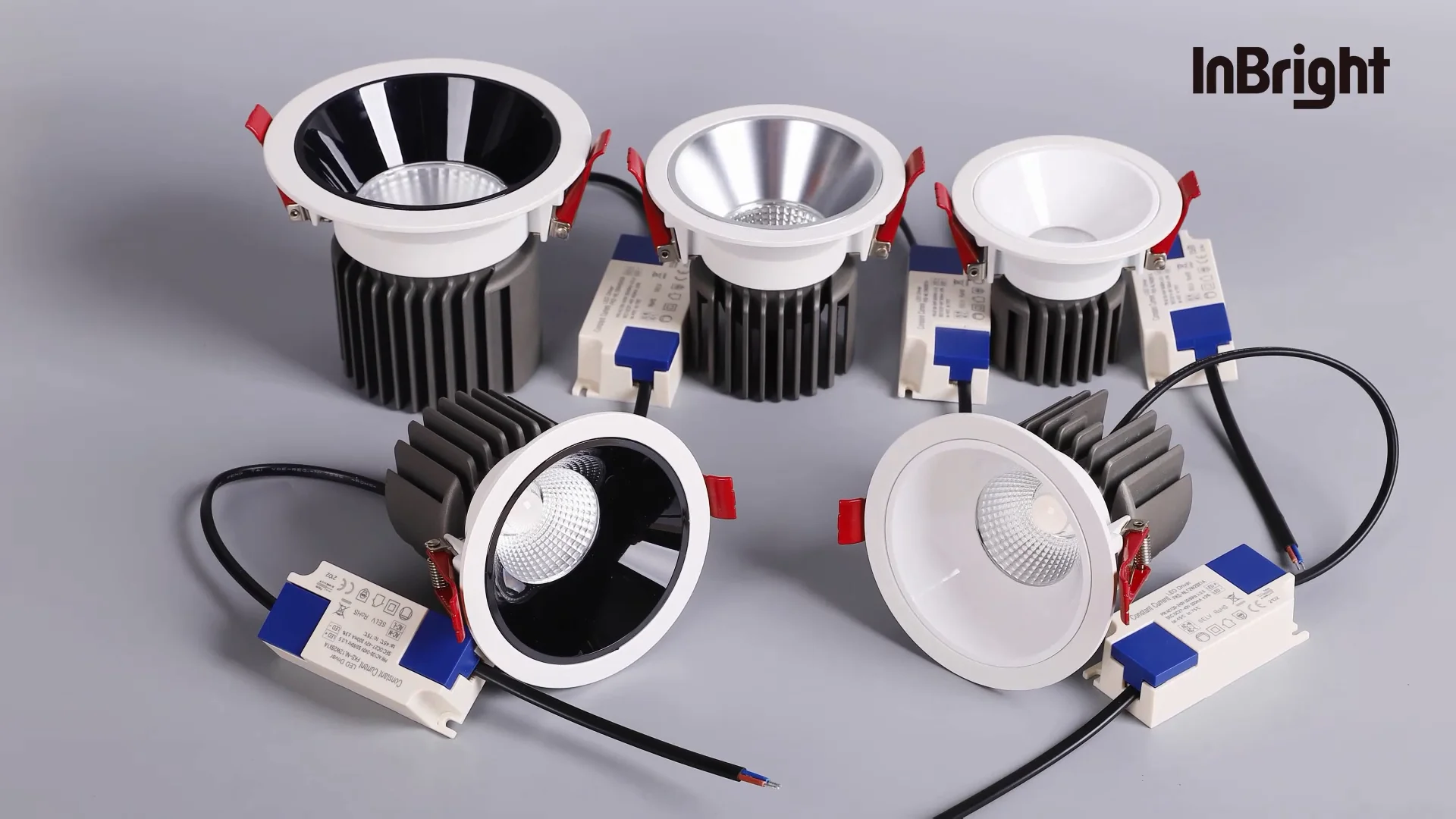 Oem Aluminum Recessed Spotlights Led 7w 15w 25w Dimmable Ceiling Led ...