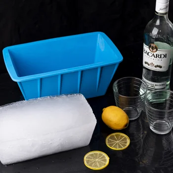 Extra Large Reusable Reinforced Ice Blocks Cubes Silicone Molds For ...