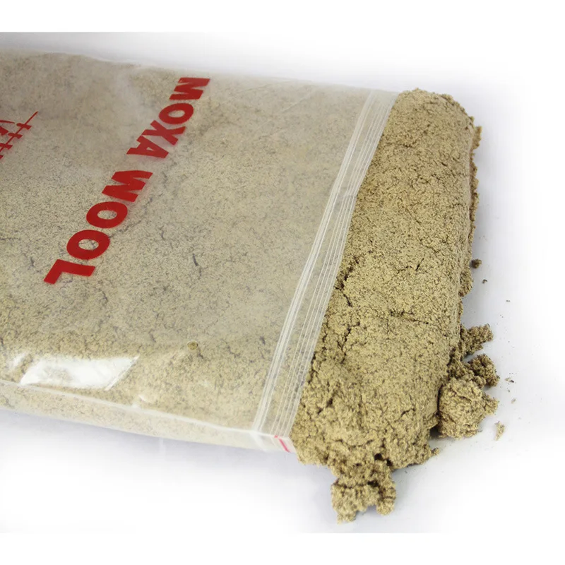 High Quality 5:1 Moxa Wool 1kg, 3 Years Aged for Moxa Sticks Making or ...