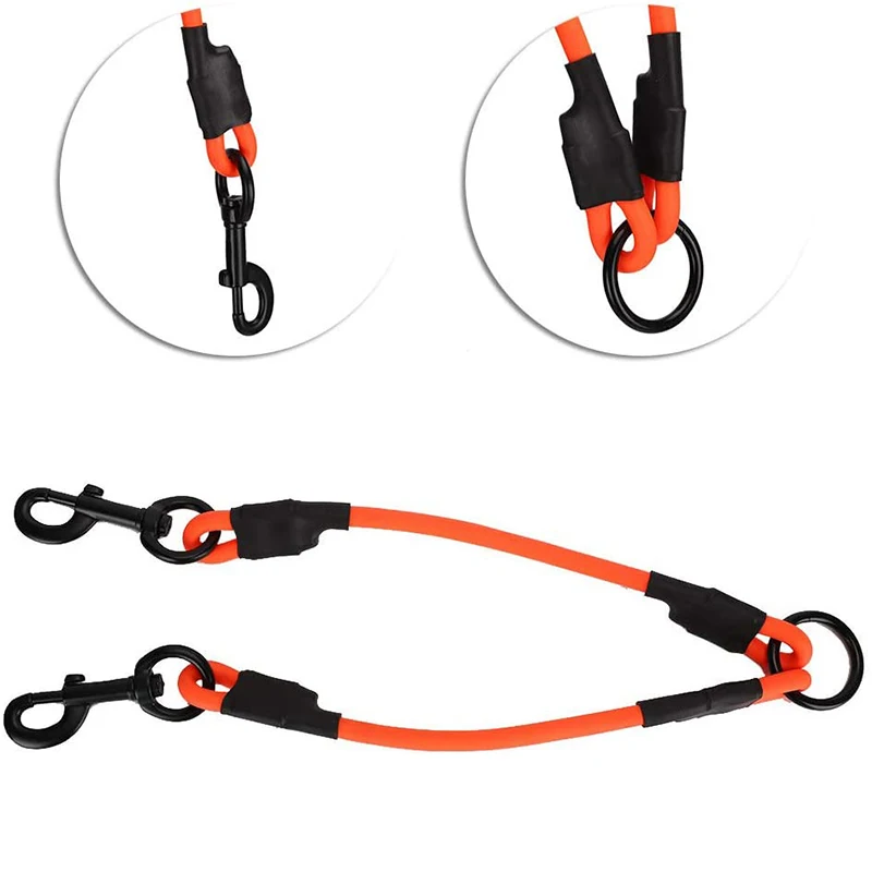 Nibao Pet Dog Leash Pvc Waterproof Double Chain Leashes For Dog Outdoor ...