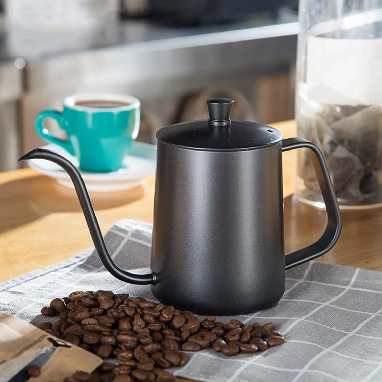 Hand Drip Coffee With Long Narrow Spout 600ml Mini Stainless Steel ...