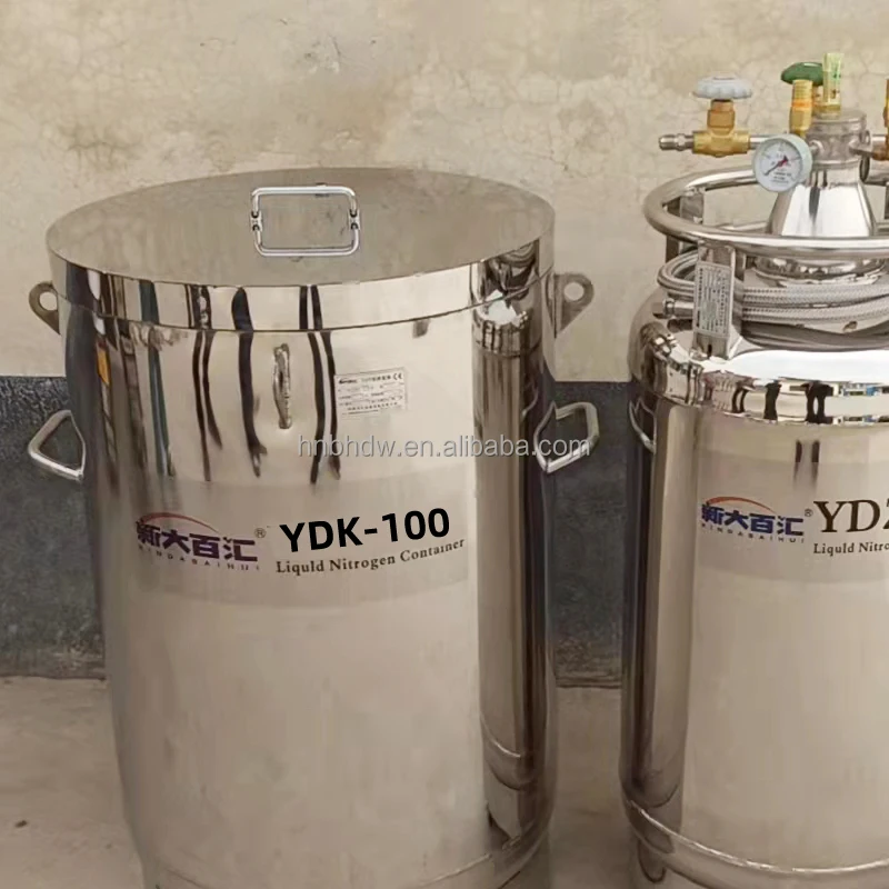 Insulated Stainless Steel Ydk Liquid Nitrogen Tank Wide Open Space ...