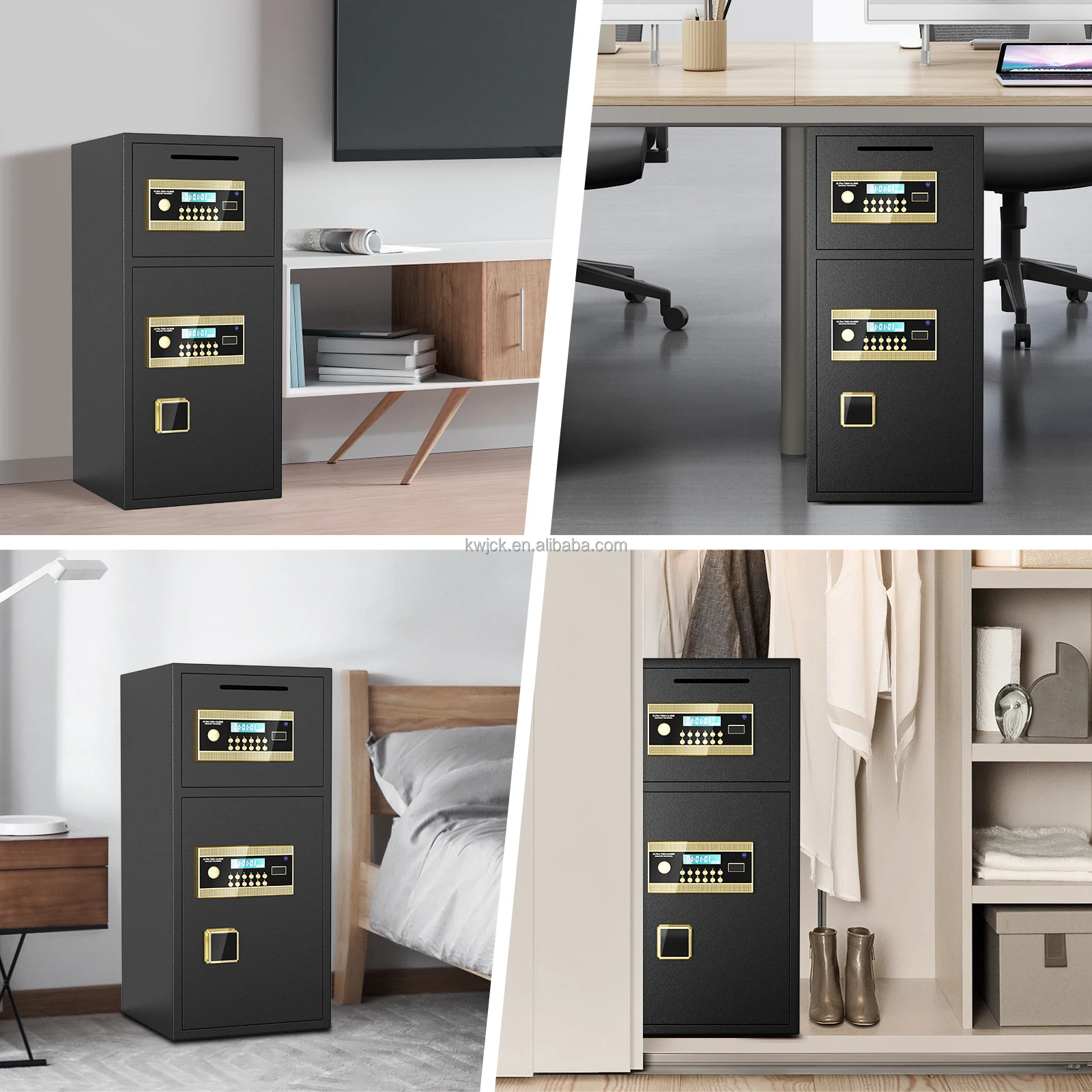 Secure Your Assets with a Large Double-Door Money Safe Box