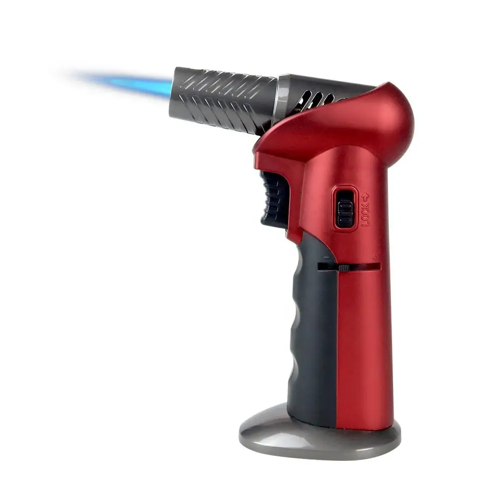 Powerful Adjustable Rotating Blow Table Butane Gas Torch Burner Lighter ...