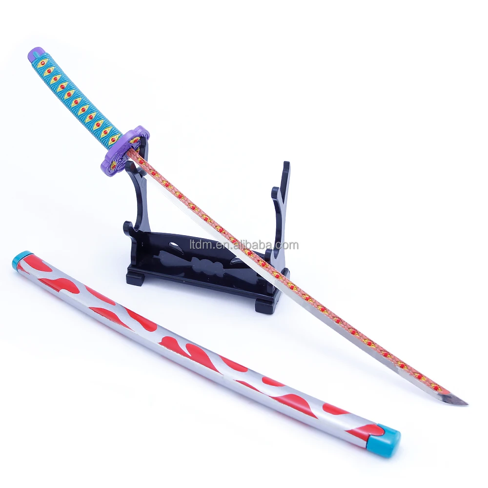 Hot Demon Slayer Samurai Sword Katana Sword Metal Keychain Customize ...