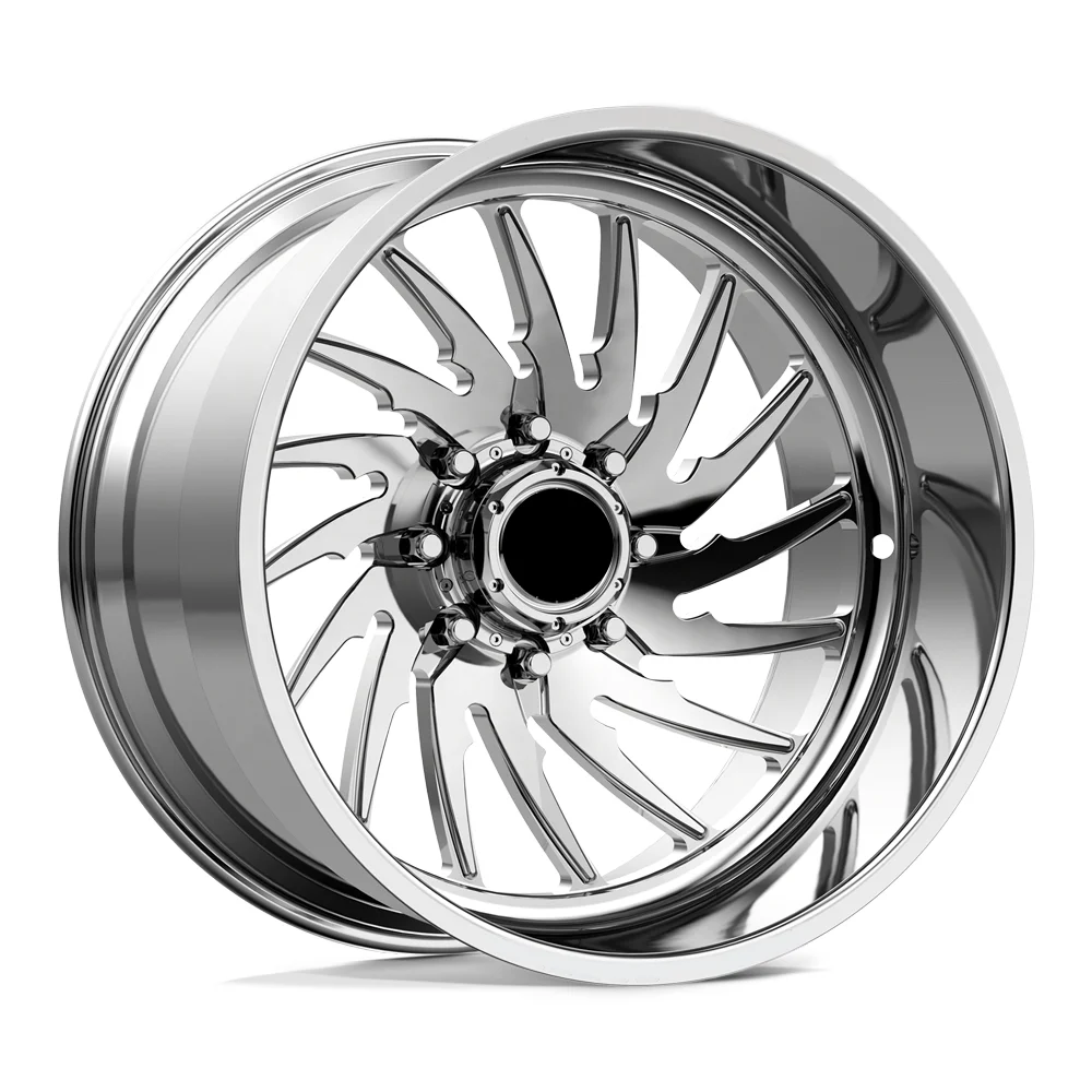 Deep Dish 22x12 24x14 26x16 Inch 4x4 Alloy Forged Wheel Black Barrel ...
