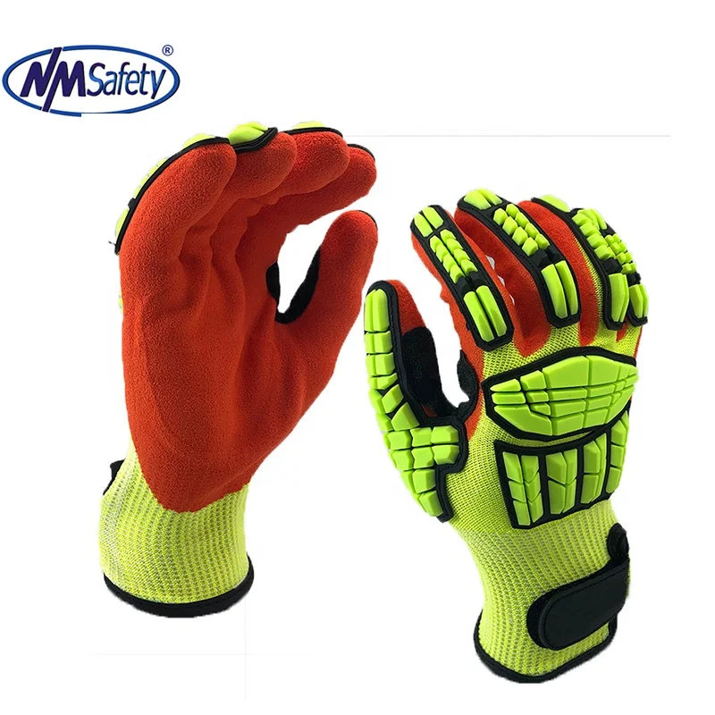 NMSAFETY ANSI Impact Level 2 ISEA 138 Cut Level 5 Gloves
