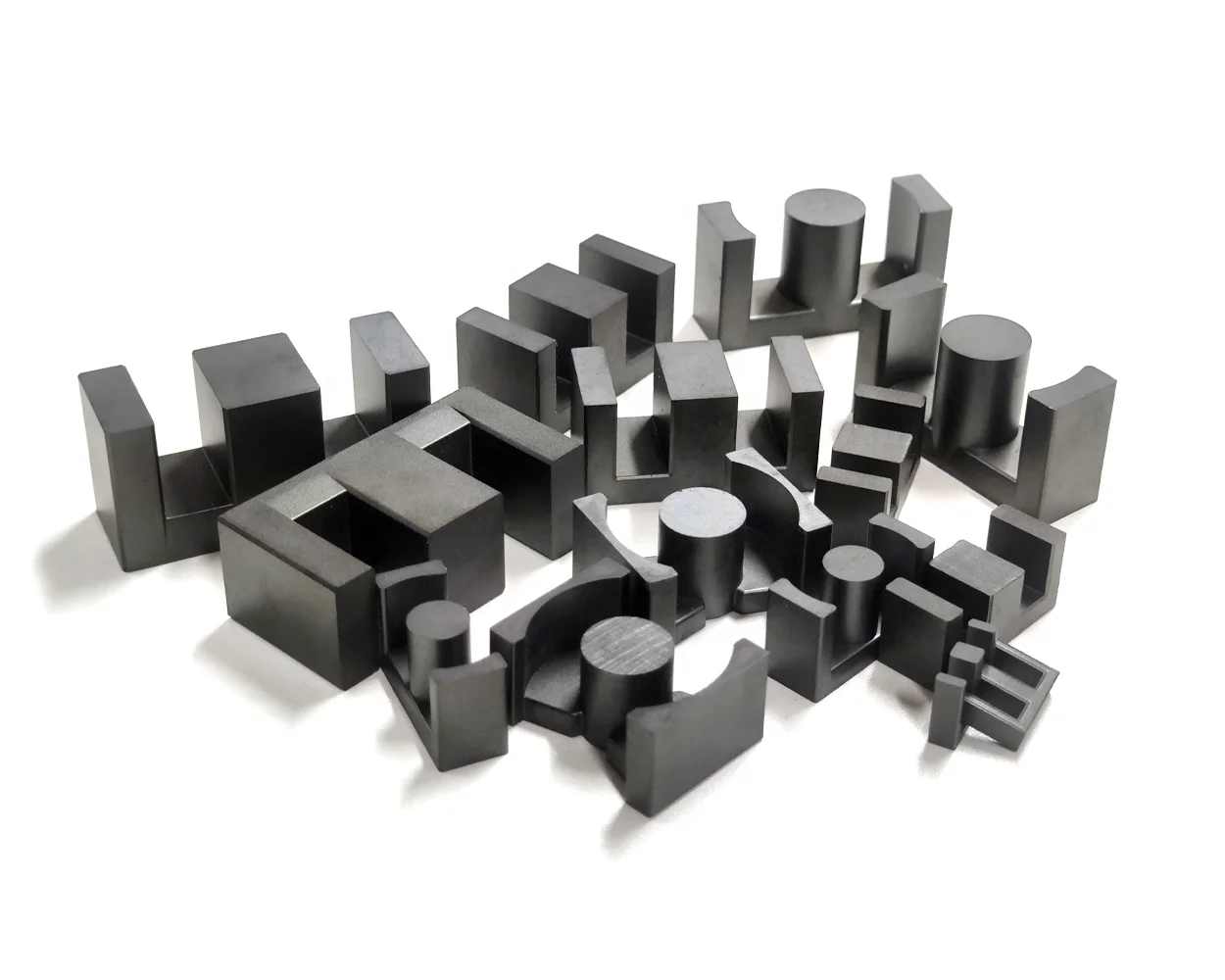 Inductor transformer, iron powder, soft ferrite core, EE, EF, PQ, EP ...