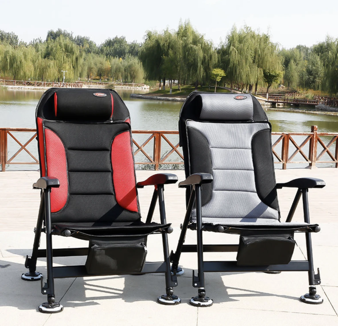 Xy Best Portable Folding Beach Fishing Chair Spring Plate Outdoor ...