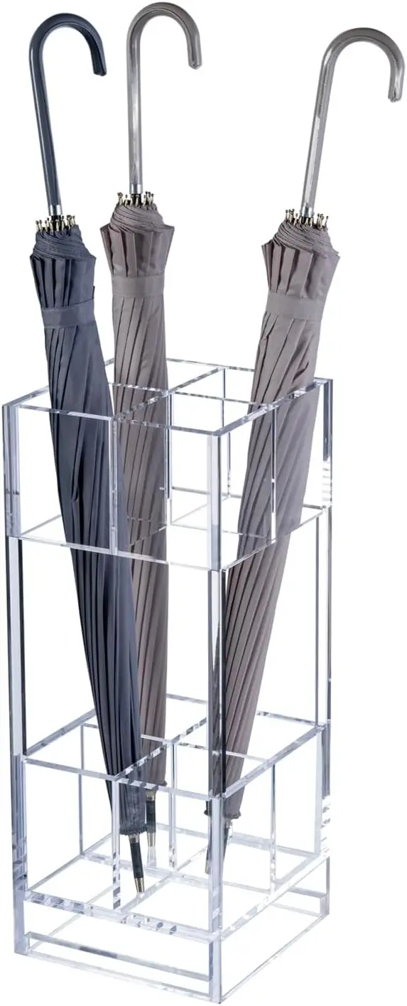 Commercial Grade Premium Clear Acrylic Freestanding Umbrella Holder ...