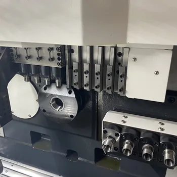 Swiss Type Lathes Cnc Slitting Lathes 5 Axis Spindle Lathes Price With Feeding Bar - Buy ...