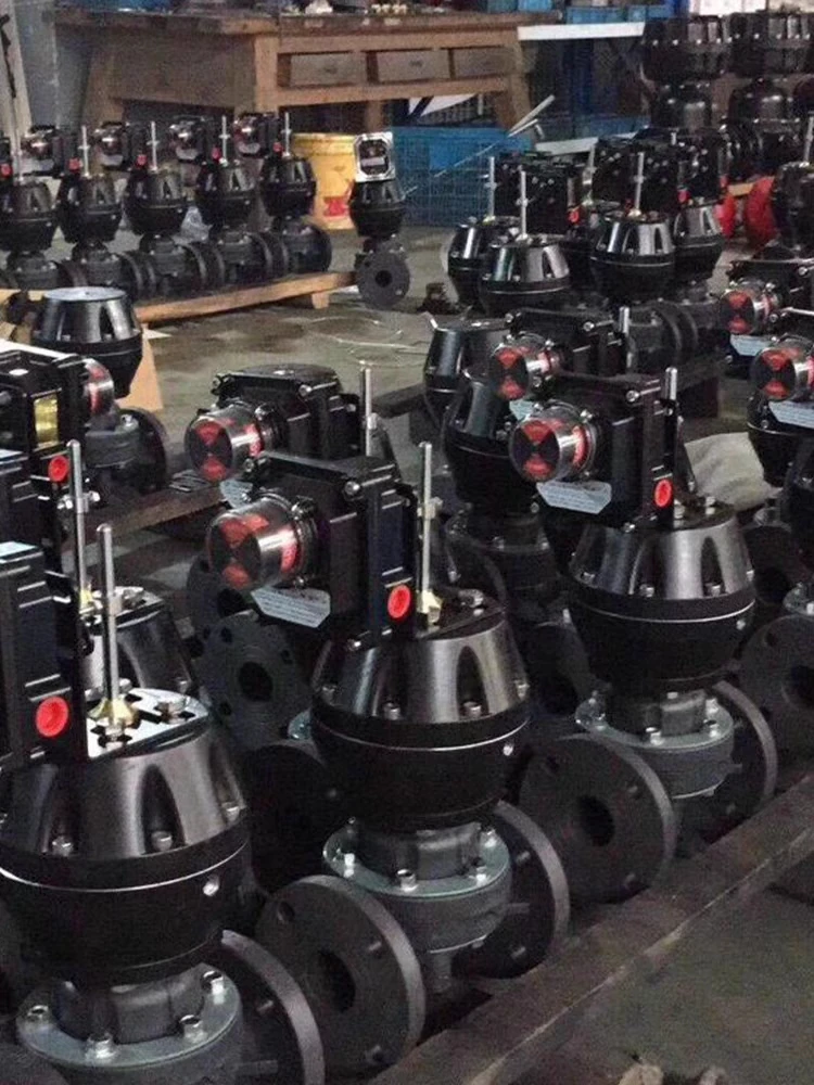 Cqatmt Chuck Type Pneumatic Actuator Control Valve Sus316 Clamp Type ...