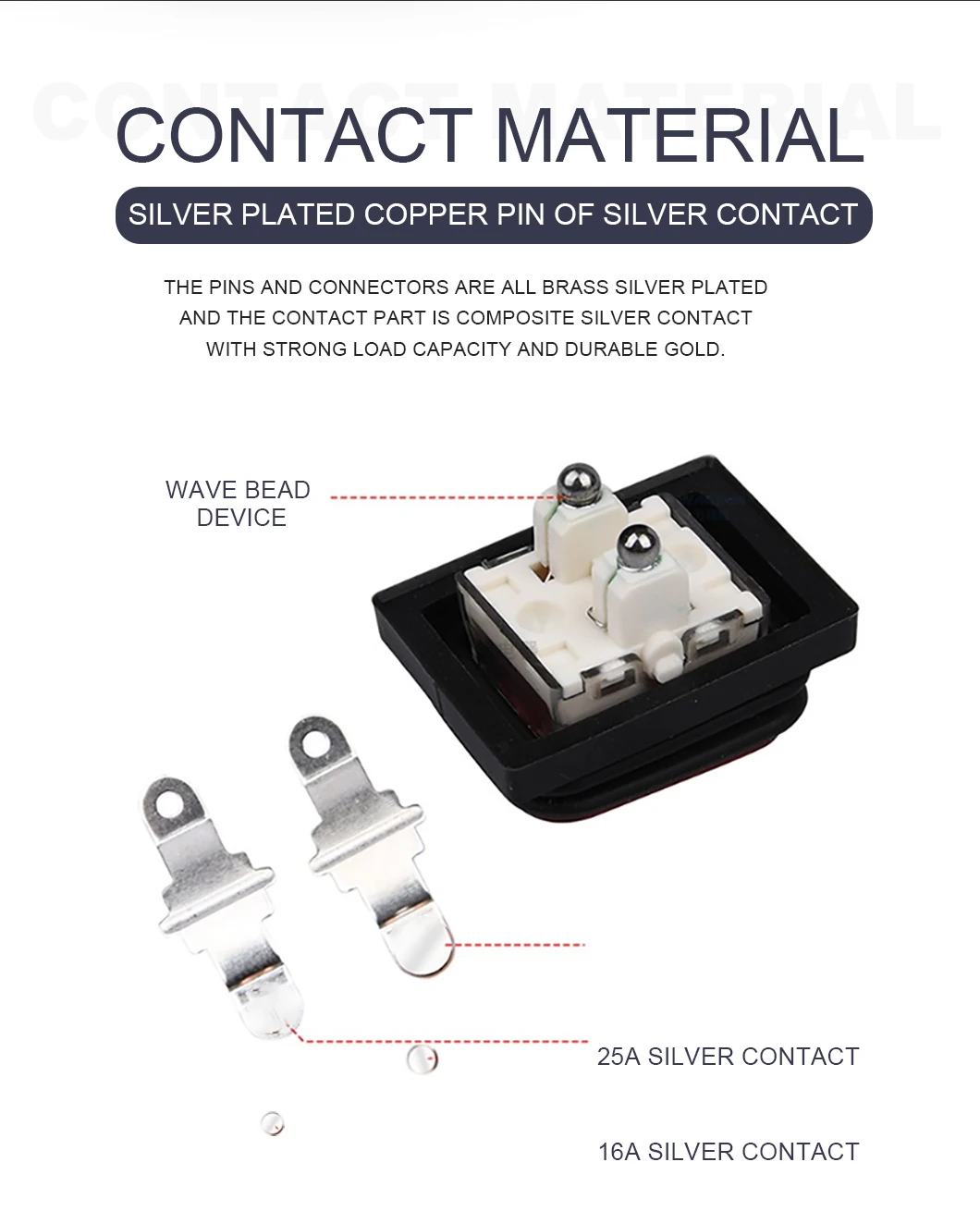 New Launch Black PA66 Double Row Short Type 6Pin ON-OFF-ON Mini ...