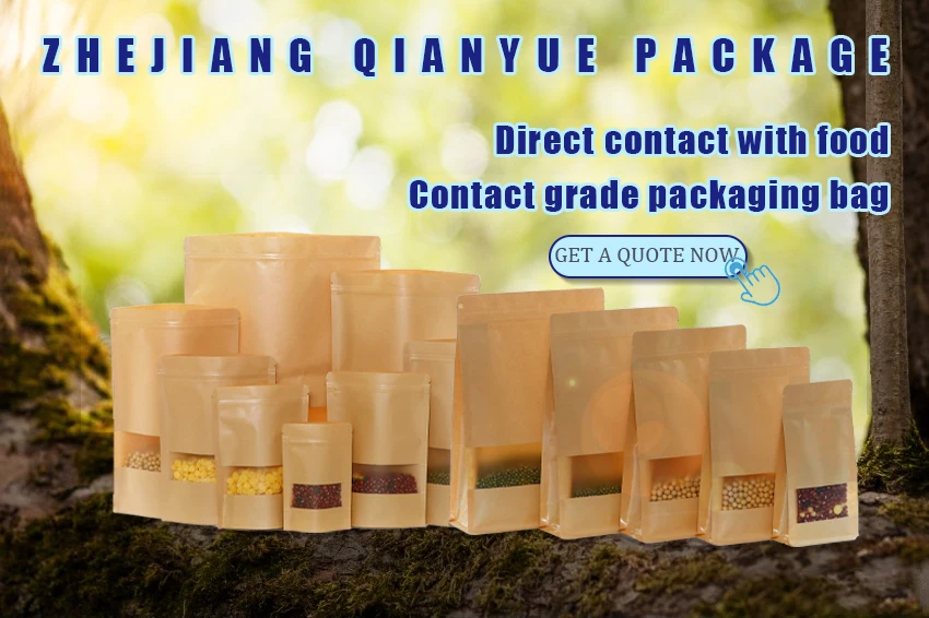 Aluminum Foil Zip Lock Bag With Window Metallic Plastic Packaging Pouch ...