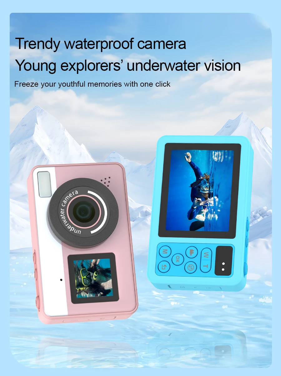 Outdoor Waterproof Snapper, Submersible Camera Cute Digital Cameras ...