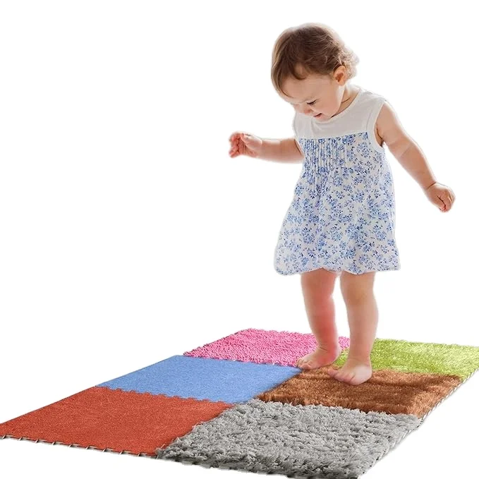 Sensory Mats For Autistic Children. Interlocking Sensory Floor Rug.felt ...