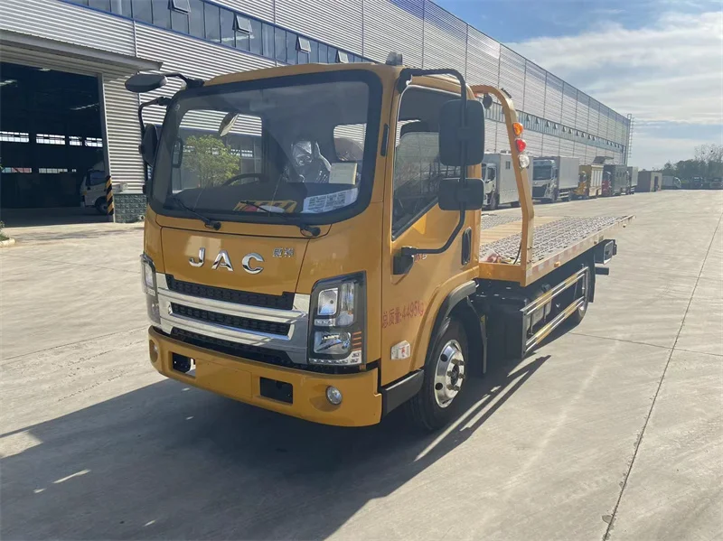 Dongfeng Dfac 6t Hp130 4x2 Road Flat Bed Tilt Tray Tow Wrecker Truck ...