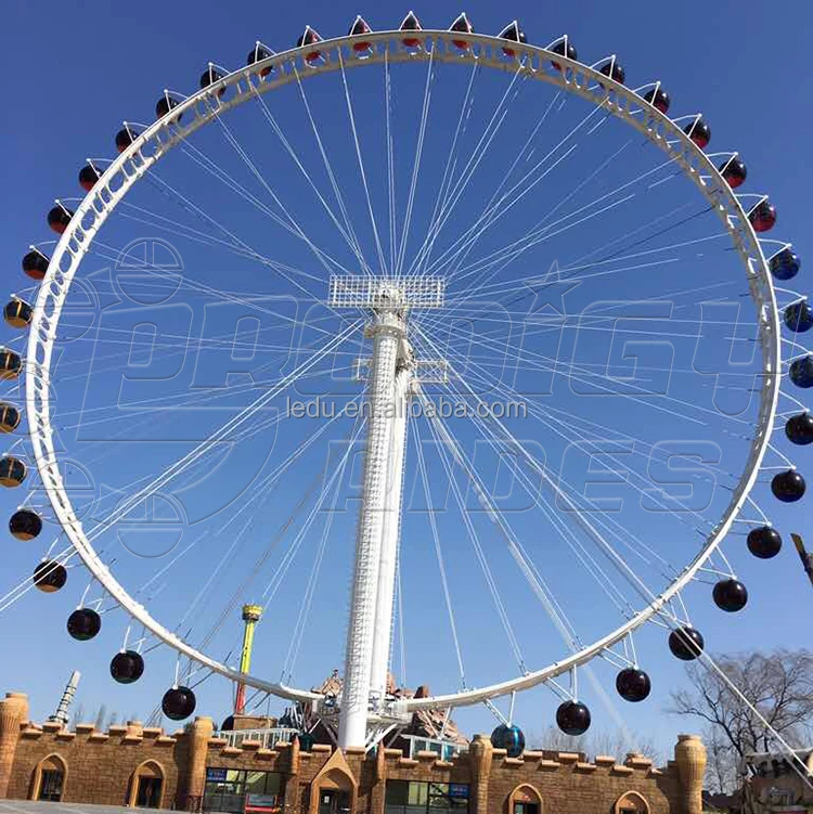 Professional Fairground Amusement Park Large 52 Meter Ferris Wheel Ride ...