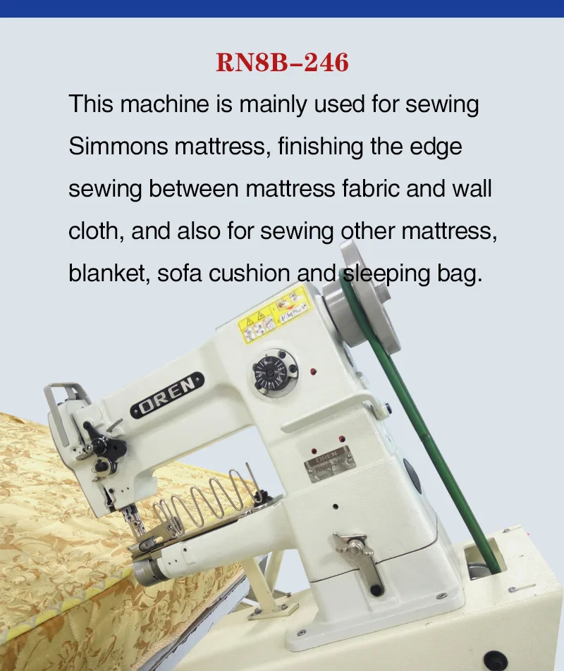 Mattress Wrapping Machine Industrial Sewing Machine RN8B-246 WB ...