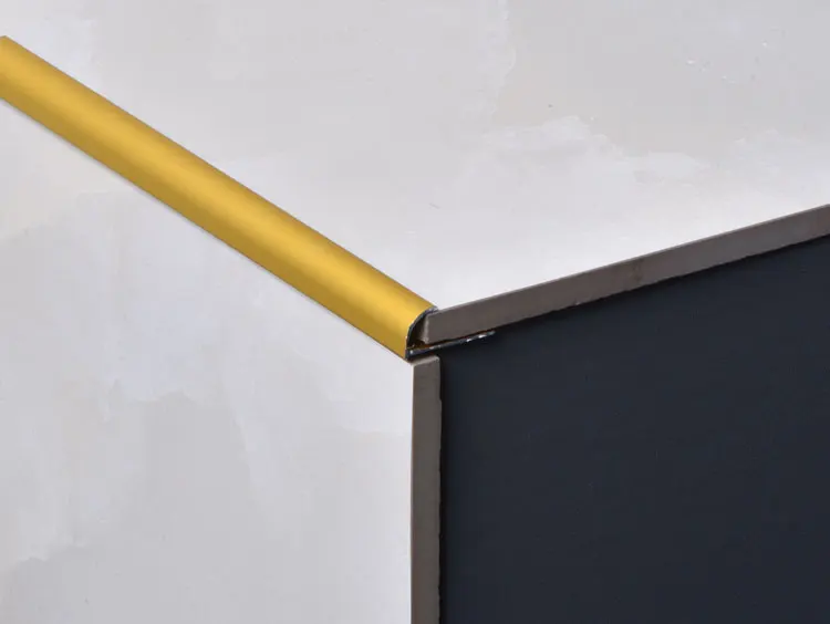 Brilliance Decorative Anodized Aluminium Trim Round Corner Edge Pieces ...