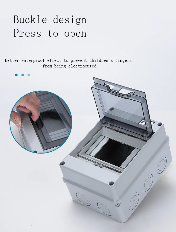 Outdoor Waterproof IP65PC ABS Plastic Electrical JunctionBox MCB Switch ...