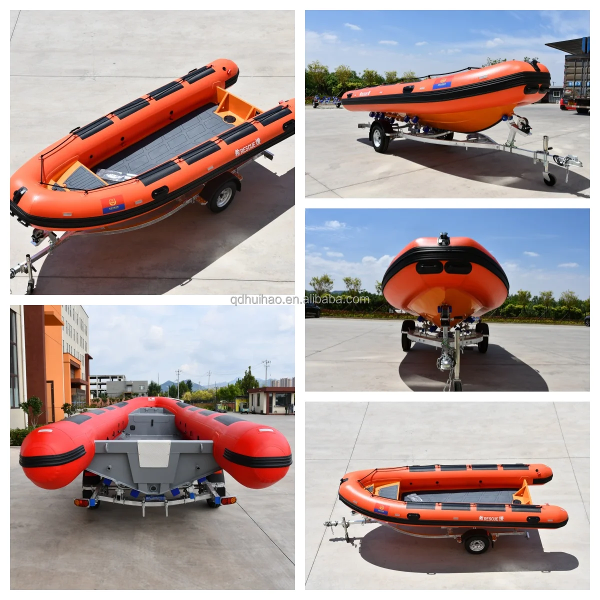 4.8m PVC Inflatable Dinghy RIB Boat Aluminum Hull with Seat| Alibaba.com