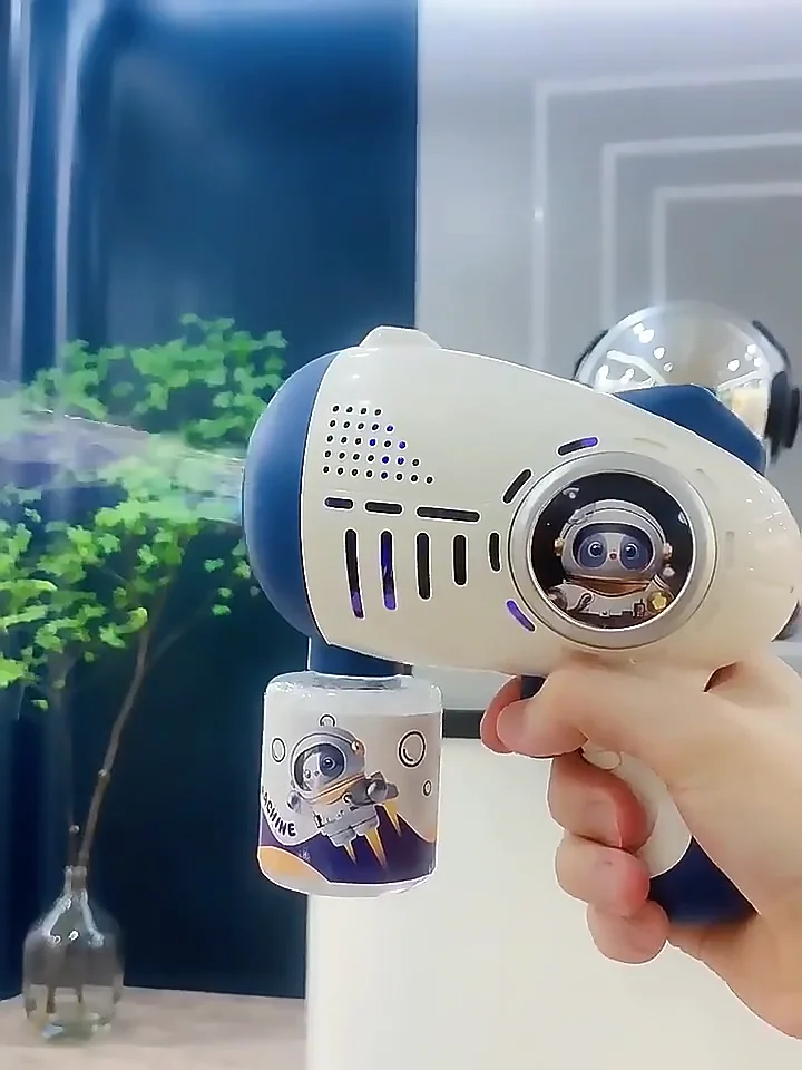 Popular Space Theme 8 Holes Space Bubble Gun Children Play Games ...