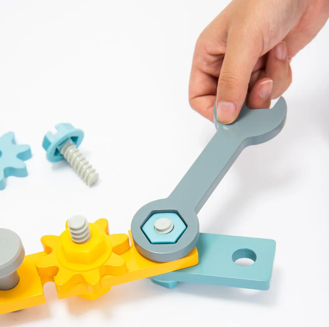 Toolbox Engineer Toy - Solid Wood Construction for Play