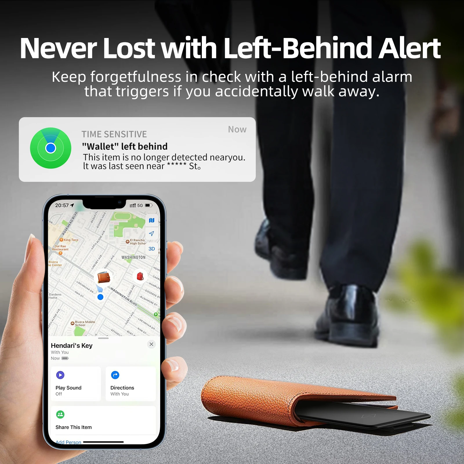 Loshall Card - Ultimate GPS Tracker for Anti-Lost Solutions
