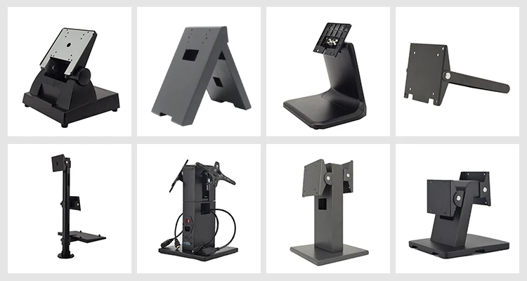 Dual Screen Rotation Stand Adjustable Pos Double Monitor Mount Stand ...