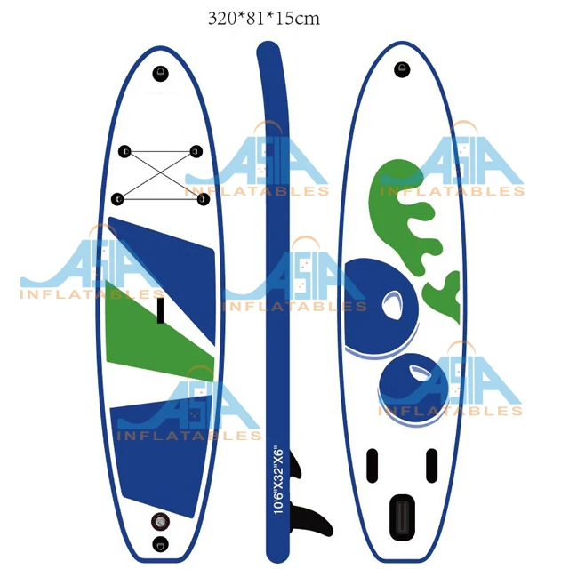 Wholesale Clear Transparent Bottom Surf SUP Paddle Board