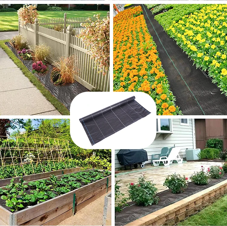 Permeability Woven Weed Blocker Ground Cover Landscape Fabric Weed ...