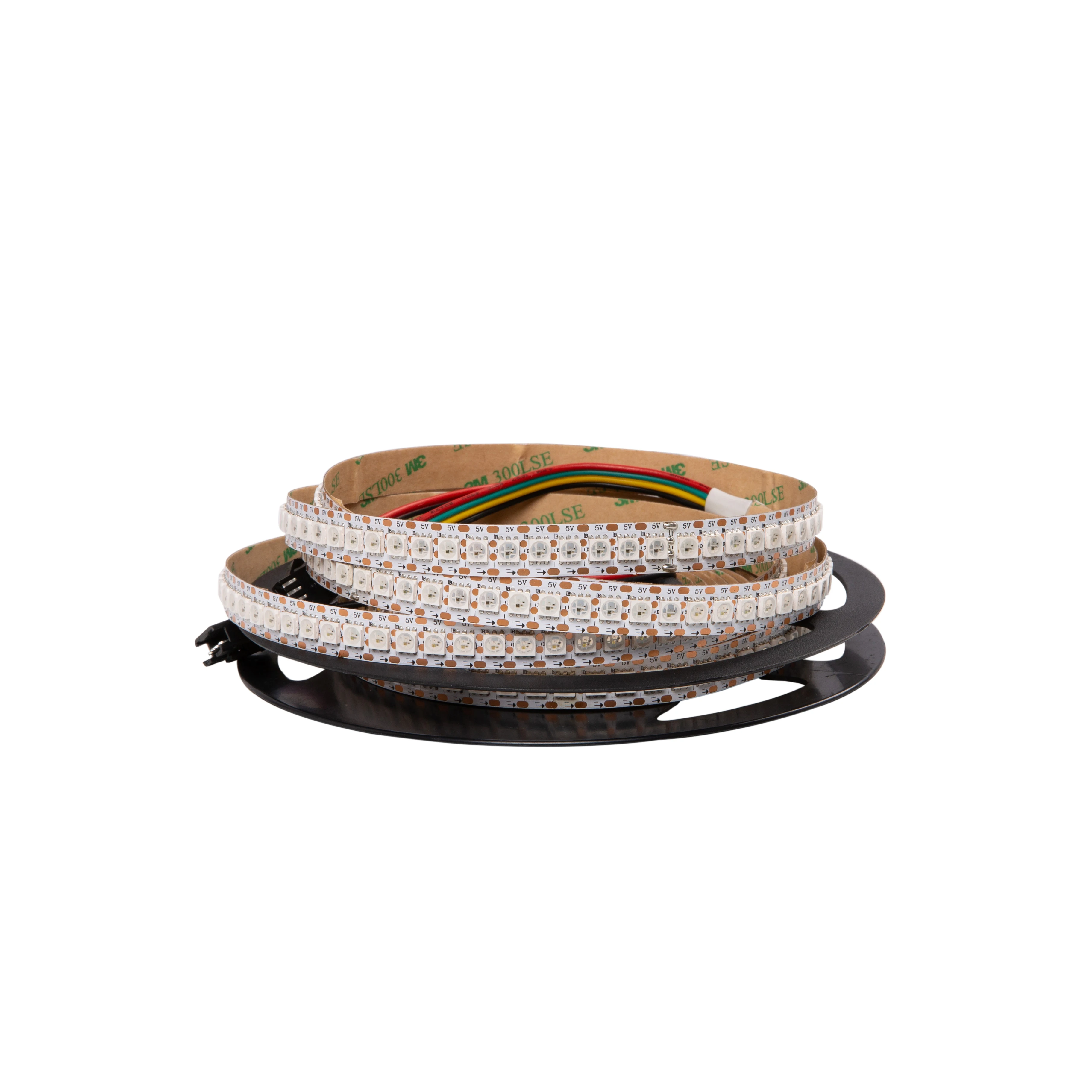 Programmable Ws2812 Ws2812b Led Strip Light Indoor Ip20 White Black Pcb ...