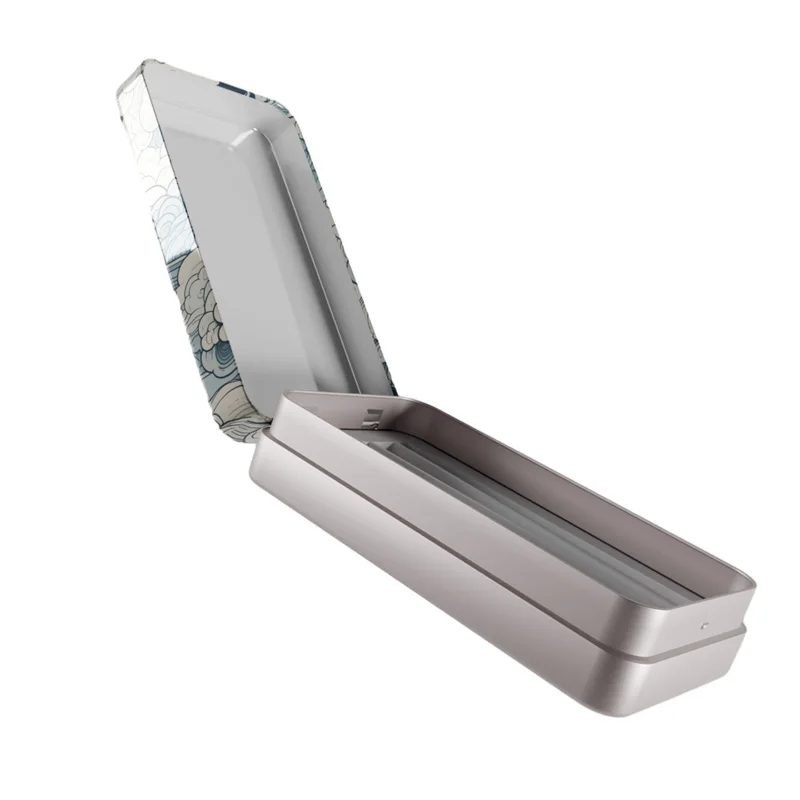 Professional Pre Clamshell Stash Pack Roll Aluminum Metal Box Edible ...