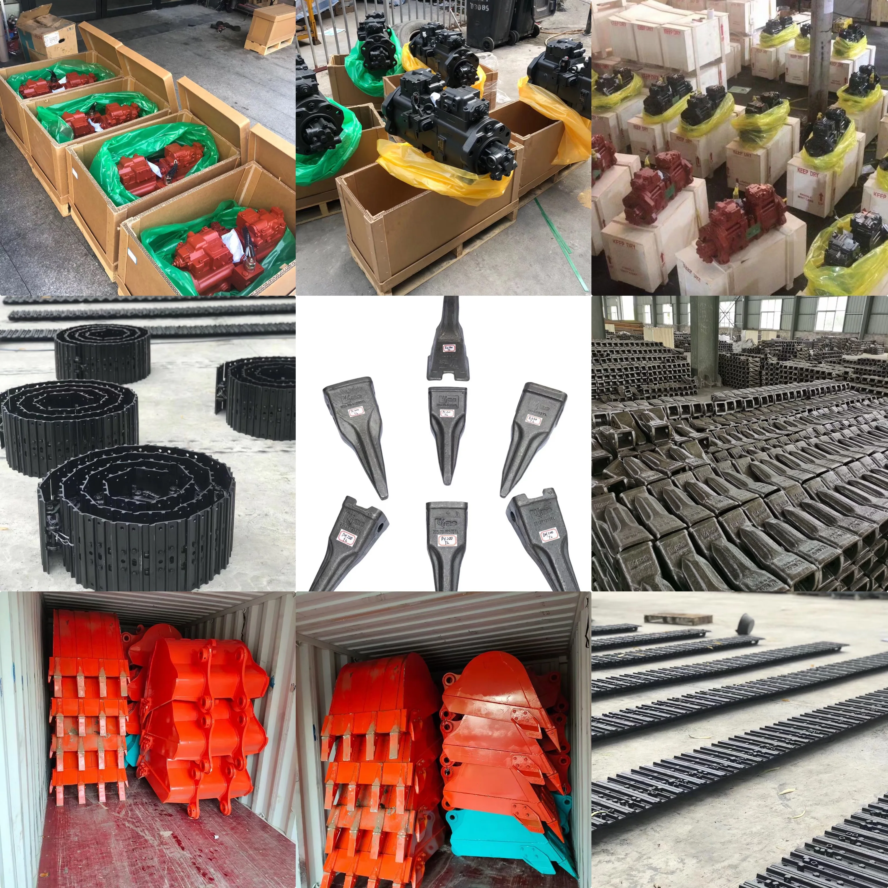 Backhoe Excavator Hydraulic Arm Cylinder / Boom Cylinder / Bucket Pins ...