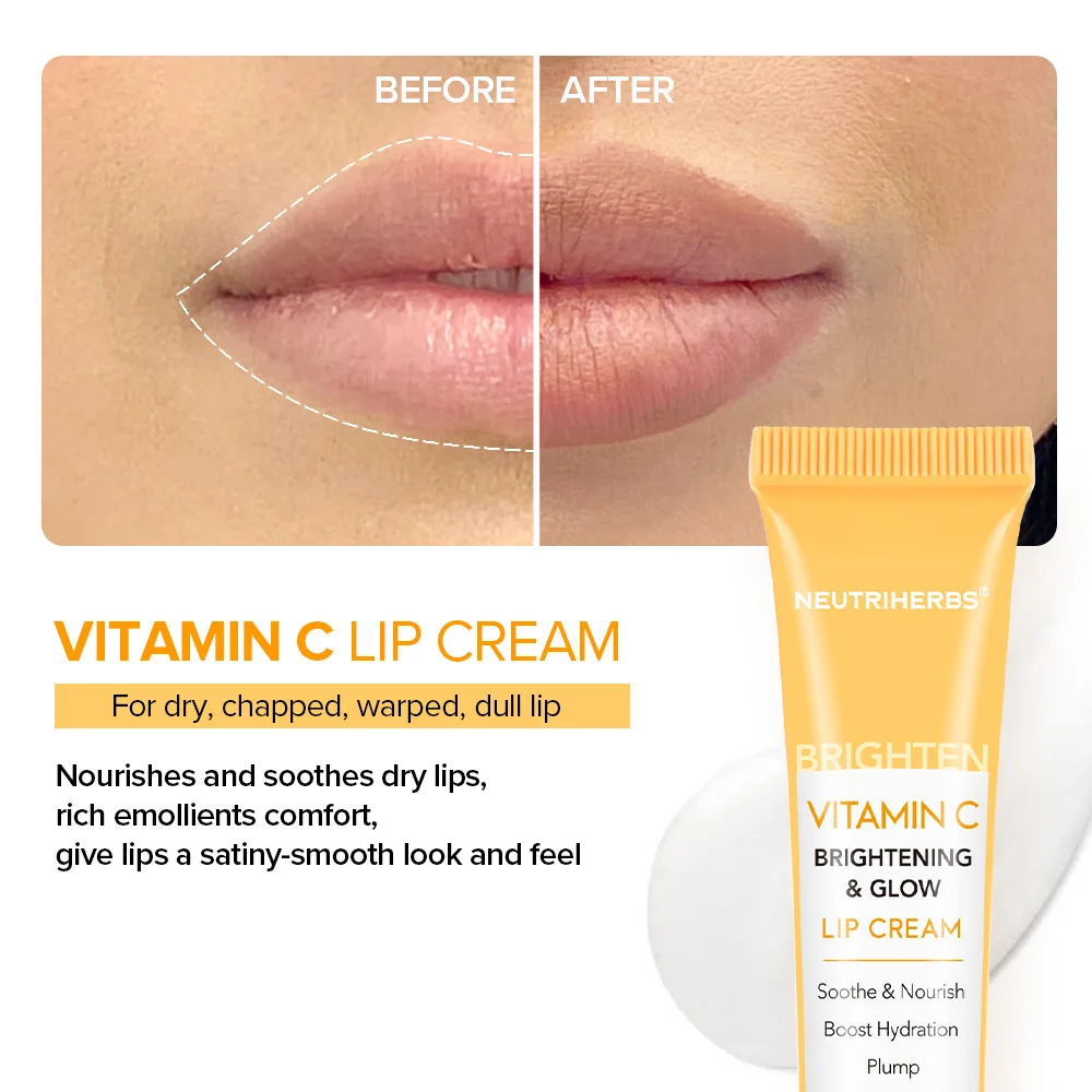 Vegan Lip Plumper - Brightening Vitamin C Moisturizer