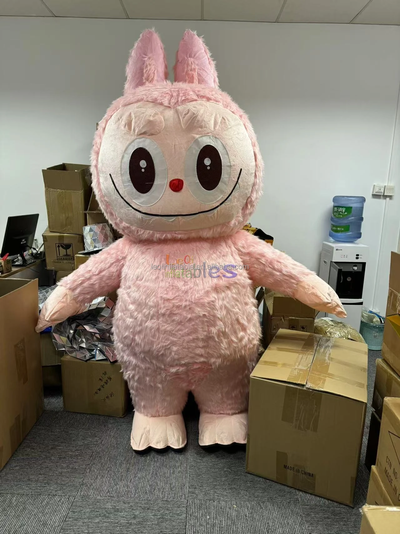 Wholesale Plush Inflatable Labubu Rabbit Mascot Costume