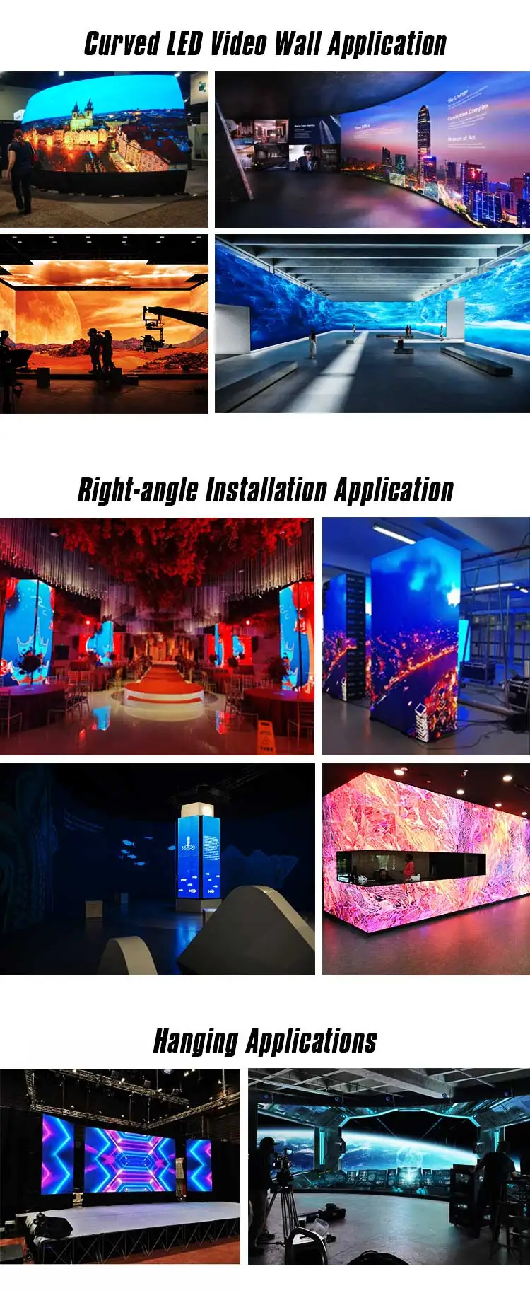 Curved Flexible Led Video Display Screen Reiss Display P2.604 Indoor Video Wall Indoor Digital ...