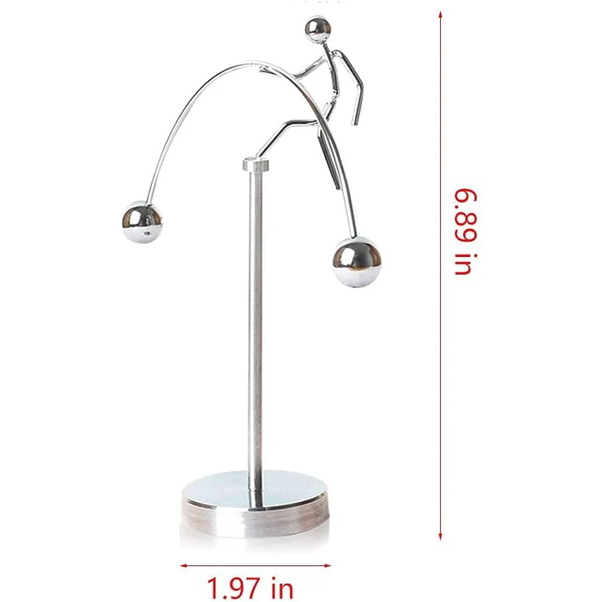 Steel Balance Toy Physics Weightlifter Art Balance Toy Decompressive ...