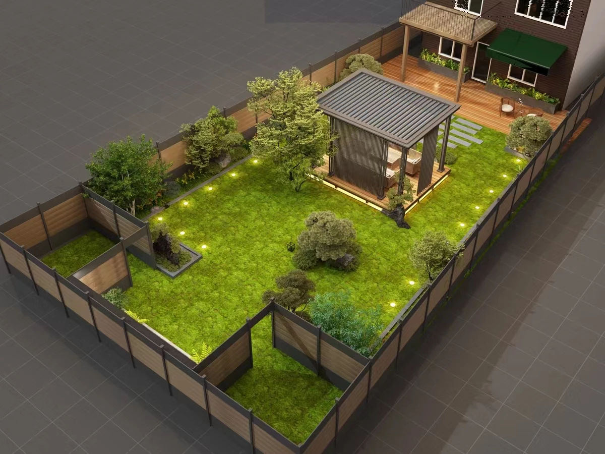 Privacy WPC Garden Fence - Durable & Stylish Security