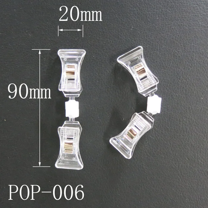 Transparent Plastic Pop Clip For Supermarket Displaying - Buy ...