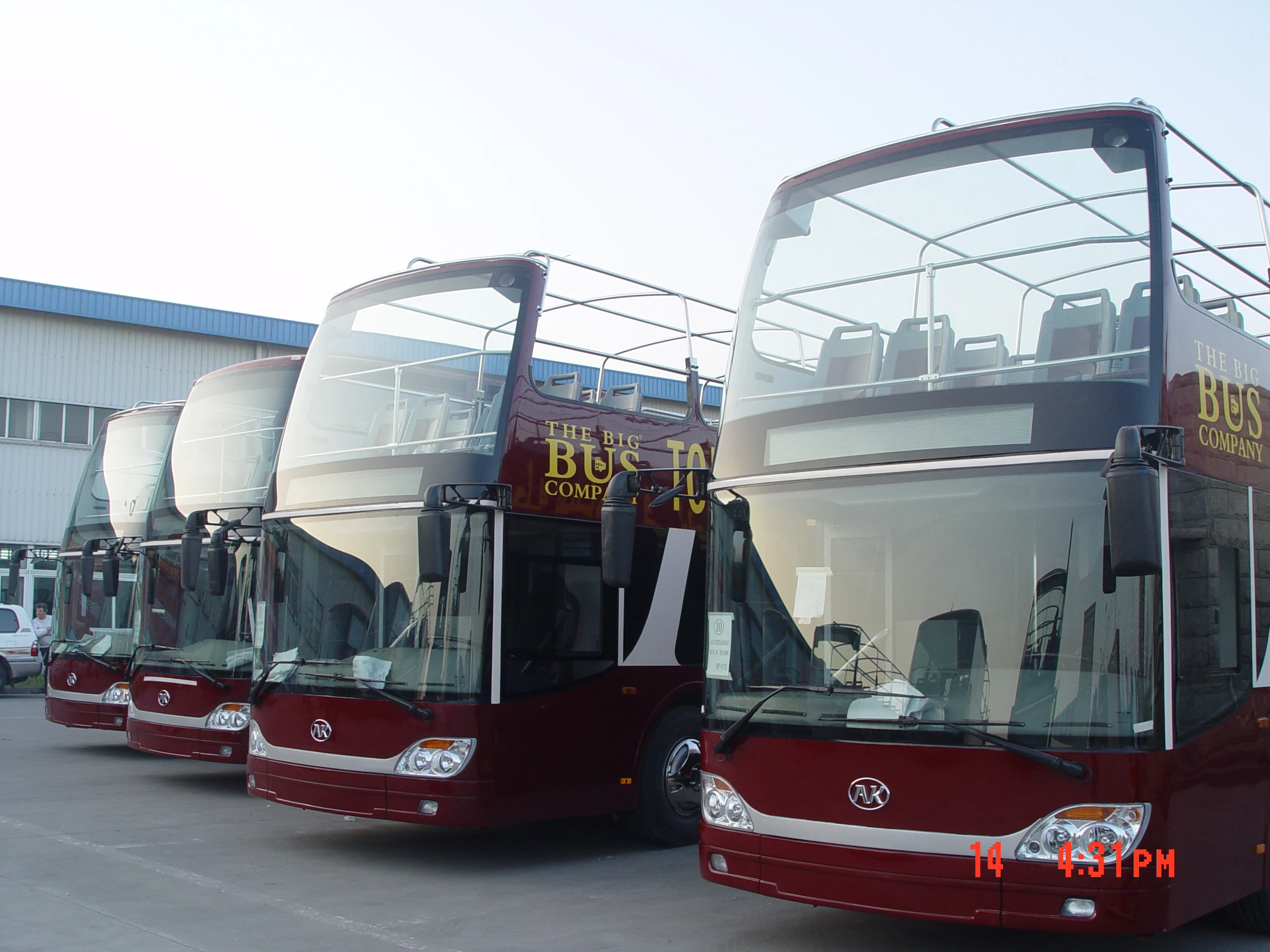 60 Passenger Double Decker Buses for Sale - Euro 3 Emission Standard