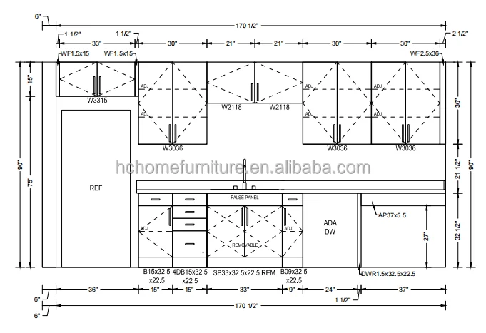 Modern HPL Kitchen Cabinet - Stylish & Functional Design