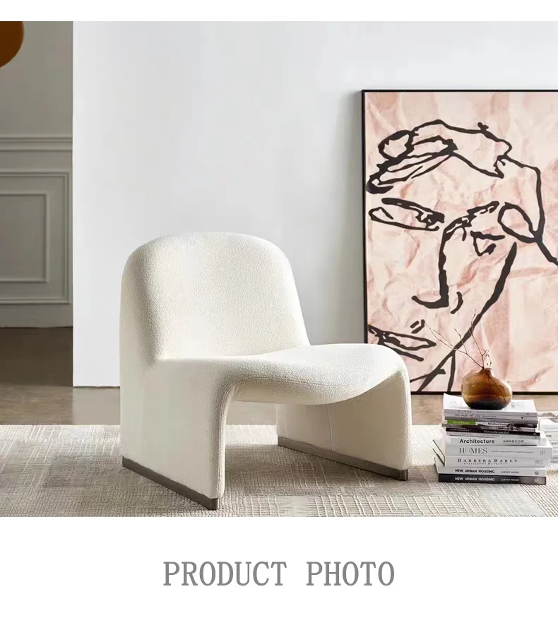 Modern Simple Single Sofa Chair Italian Creative Leisure Chair Living ...