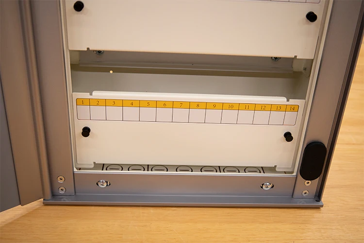 32 Way Metal Power Distribution Box for MCB - Flush Mounted Electrical ...