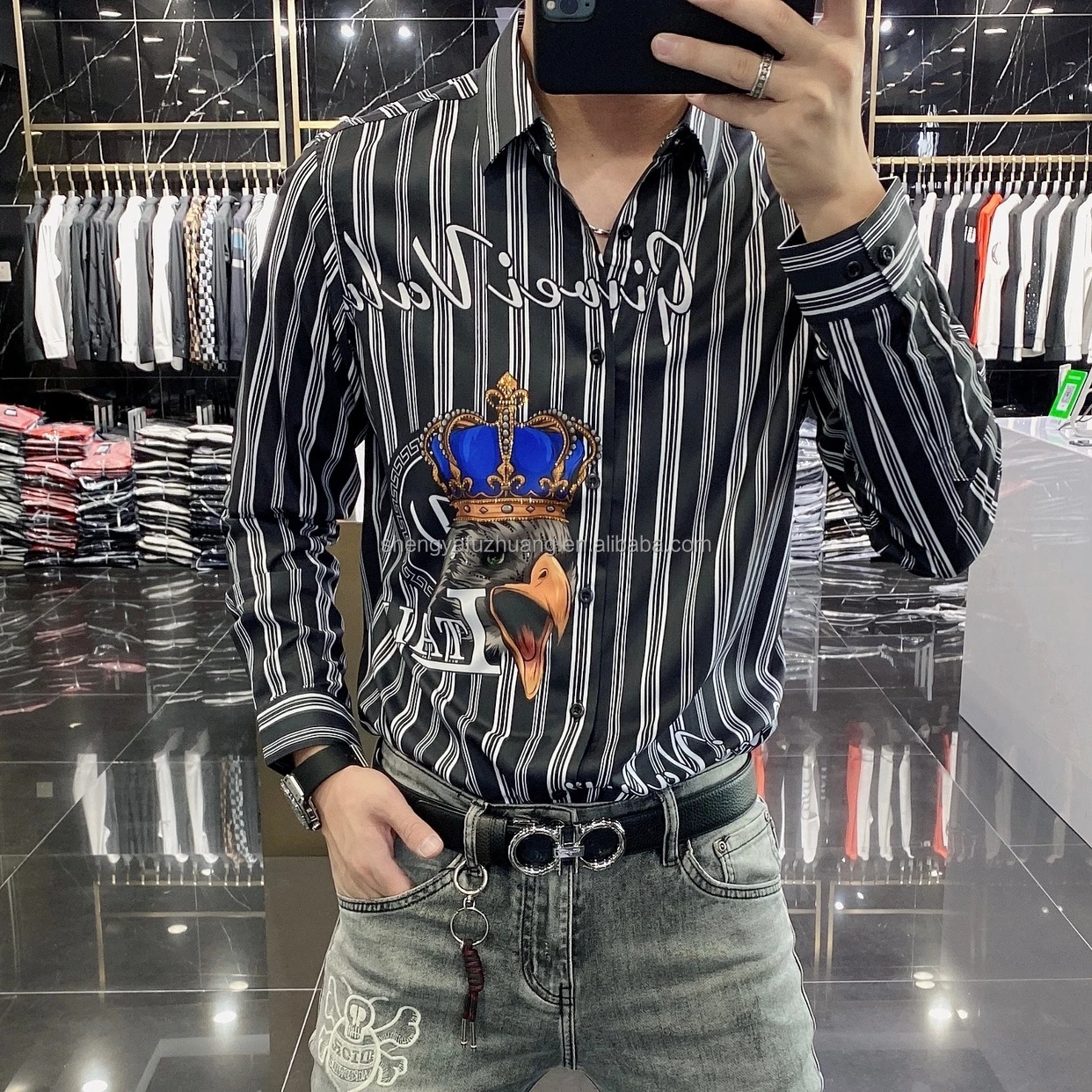 High Quality Shirts For Men Custom Men Long Sleeve Shirts Plus Size Men ...