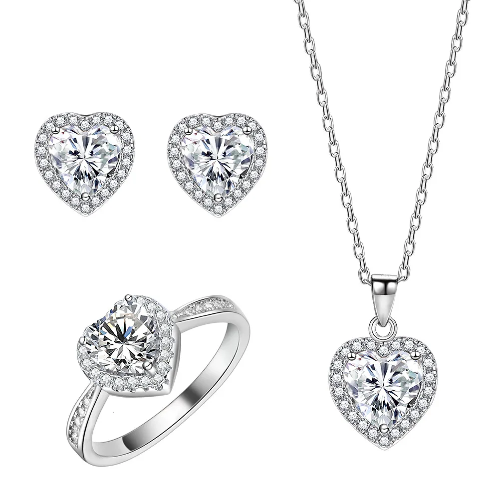Simple Diamond Jewelry Set